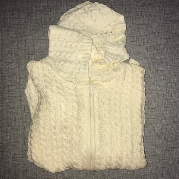 Jackets & Coats | Cable Knit Cream Jacket | Poshmark